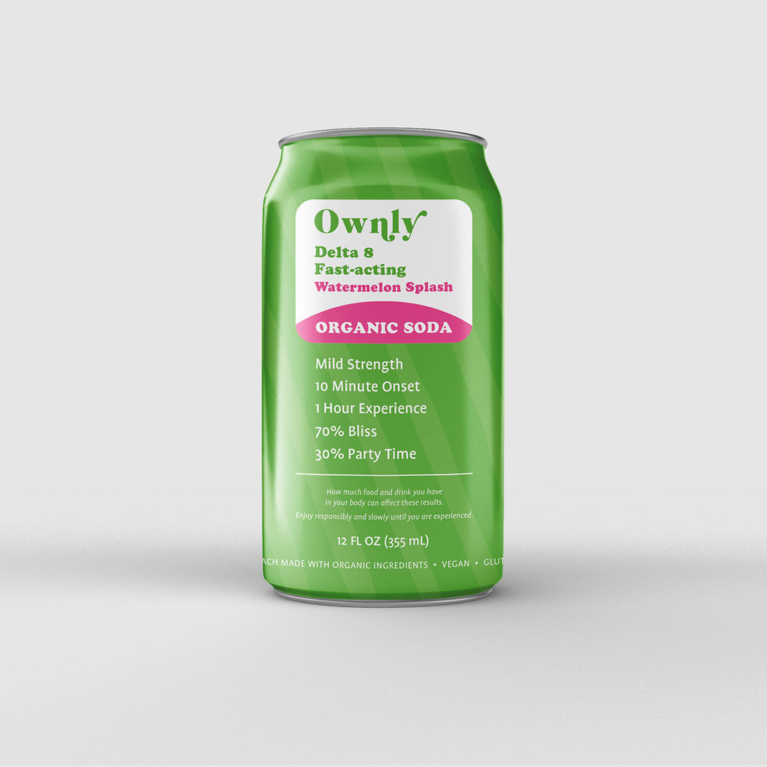 Watermelon Splash Soda - D8 MILD STRENGTH – Ownly Organic